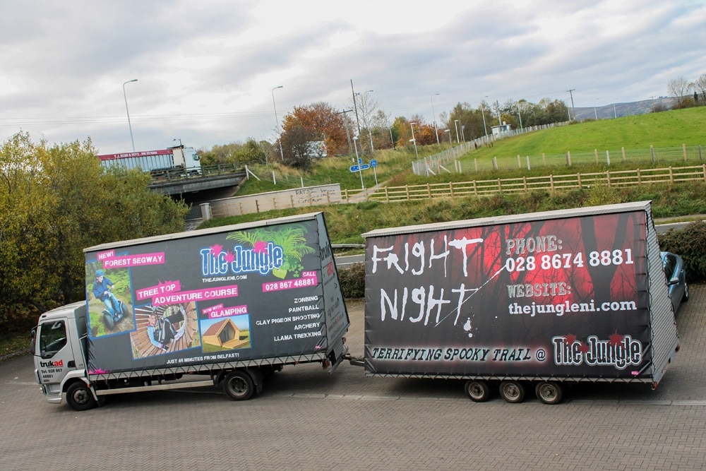 Mobile advertising solutions by Cunningham Covers